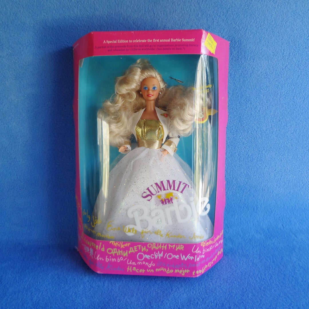 First Annual Summit Barbie Special Edition #7027 Mattel 1990's Vintage ...
