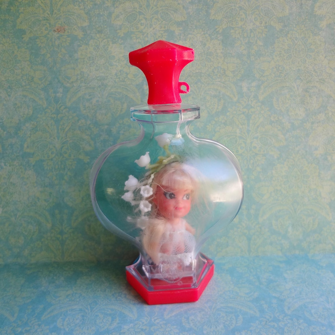Vintage Liddle Kiddle Kologne Lily of the Valley Miniature Vinyl Doll ...