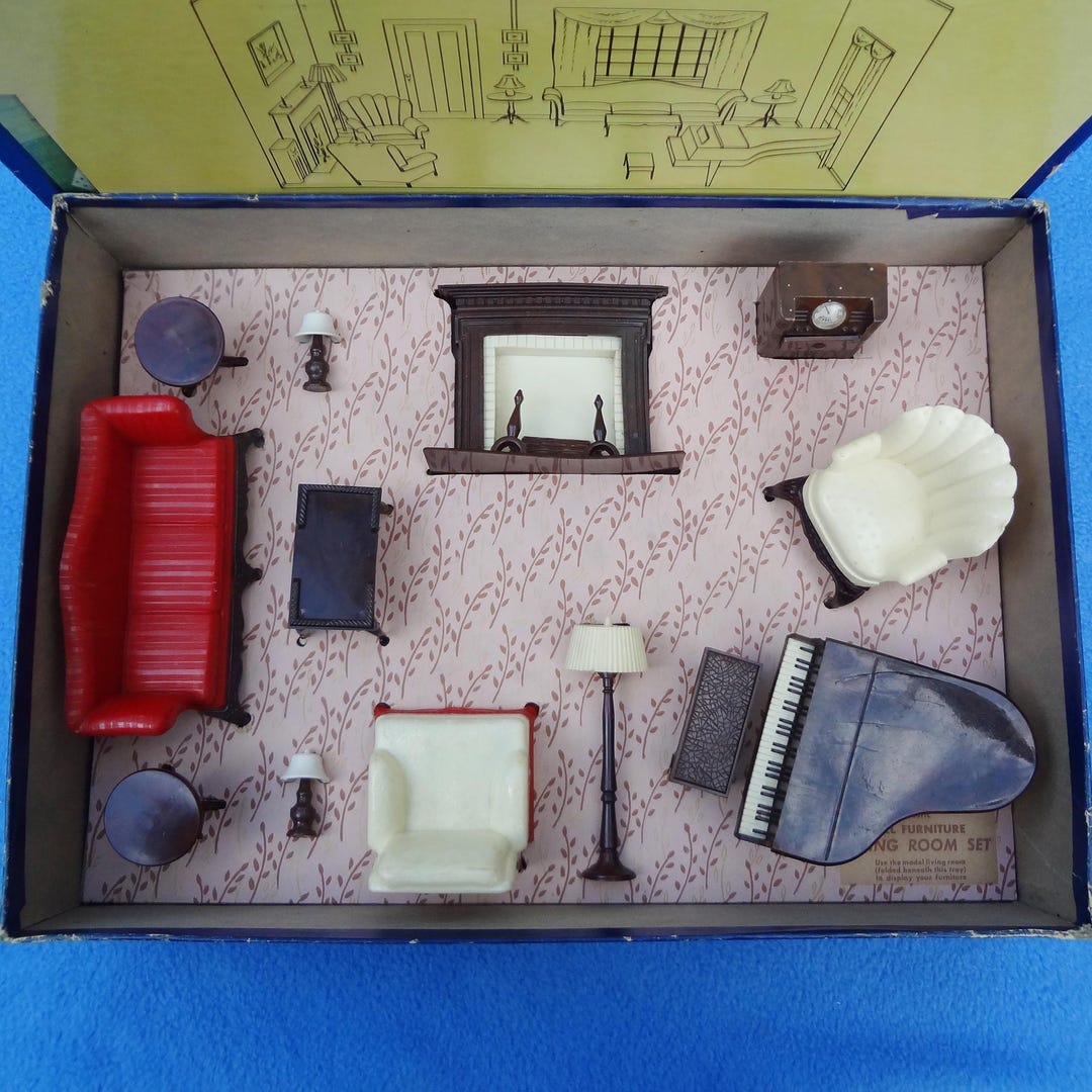 Renwal Jolly Twins Plastic Furniture Living Room Set Complete in ...