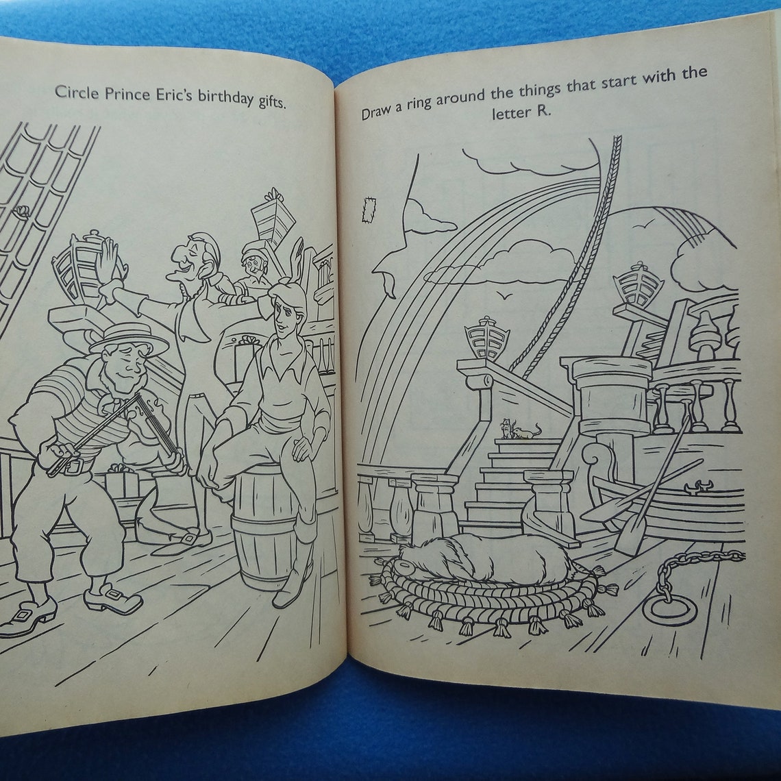 2 Disney's the Little Mermaid Golden Books Jewel of the | Etsy