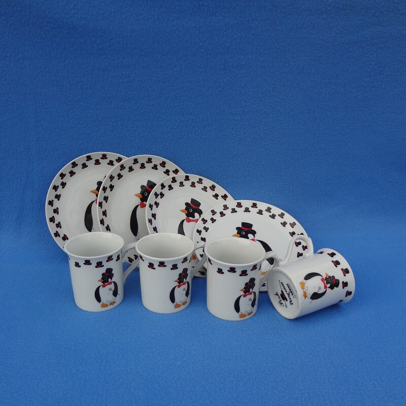 Penguin Plate - Etsy