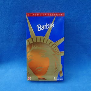 Barbie Statue of Liberty * Limited Edition * NRFB Barbie in Red White ...