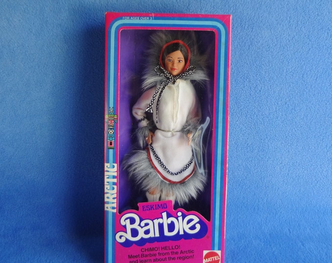 1981 Eskimo Barbie Imperfect Dolls of the World Special Edition Vintage ...