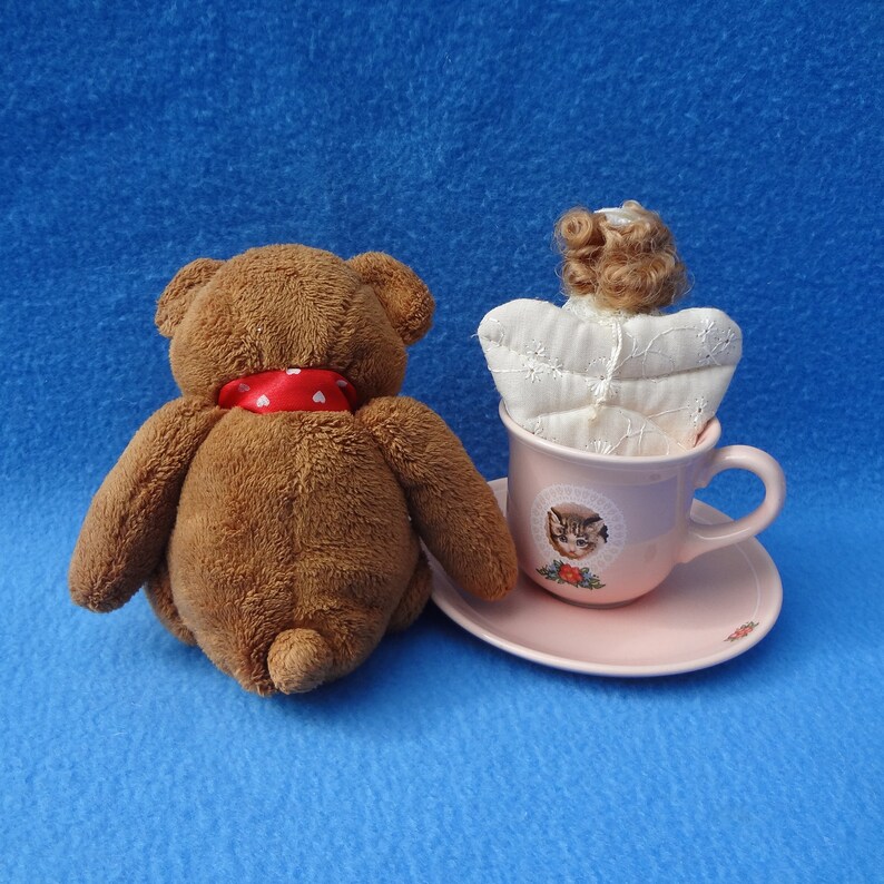 Goldilocks Teddy Bear and the Tea Cup Set Vintage - Etsy