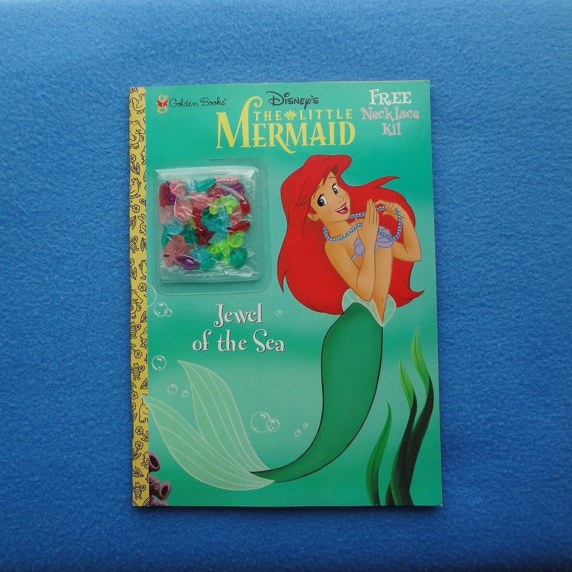 2 Disney's the Little Mermaid Golden Books Jewel of the | Etsy