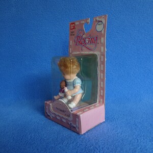 1987 Bandai Tiny Blessing "tiny Sarah" Vintage Jointed Vinyl Miniature Baby Doll Holding Bottle ...