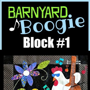 Barnyard Boogie Pattern, Quilt Block Pattern, PDF Pattern, Digital ...