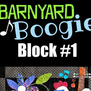 Barnyard Boogie Pattern, Quilt Block Pattern, PDF Pattern, Digital ...