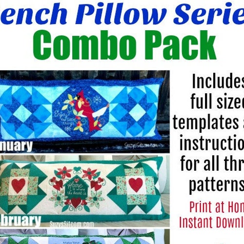 Bench Pillow Pattern Quilt Block Pattern Digital Pattern - Etsy