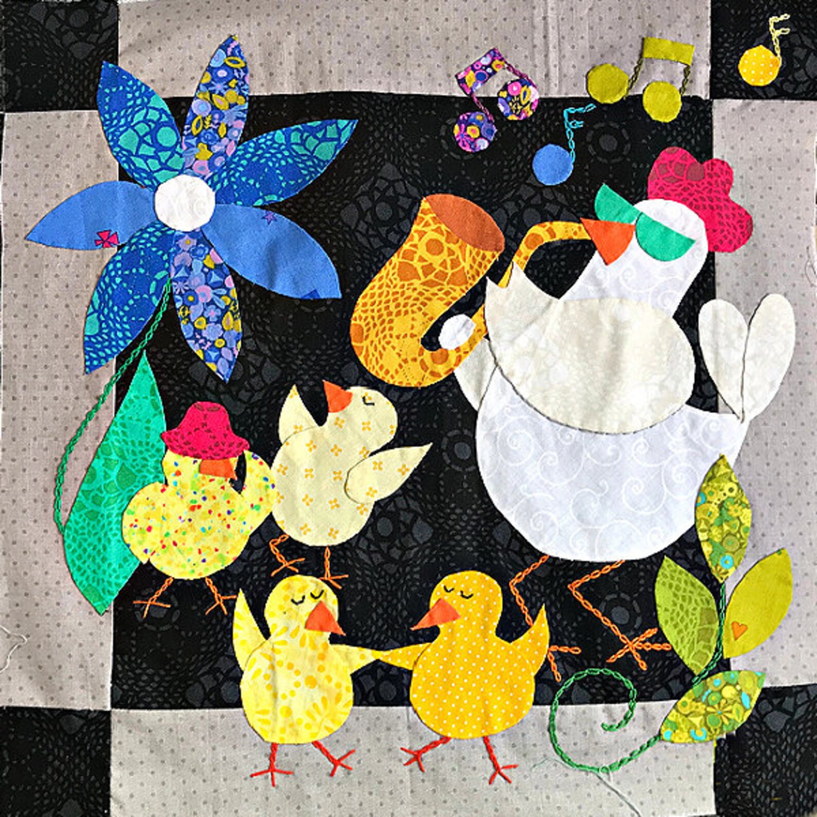 Barnyard Boogie Quilt Pattern, Applique Blocks (paper Pattern) - Etsy