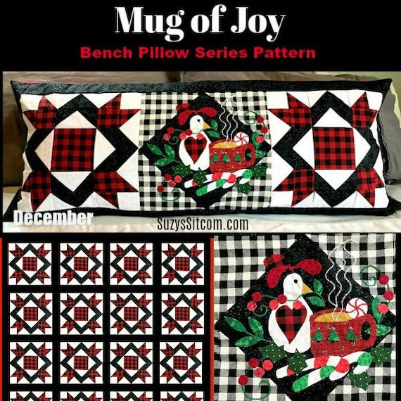 Bench Pillow Pattern Quilt Block Pattern Digital Pattern - Etsy