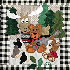 Bear, Bearadise Quilt Pattern, Quilt Block Pattern, PDF Pattern ...
