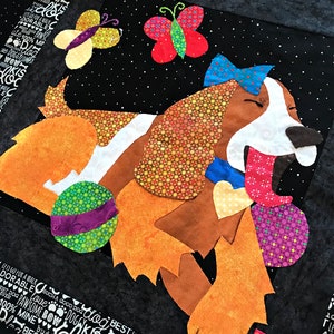 Dog, Happy Tails Quilt Pattern, Quilt Block Pattern, PDF Pattern ...