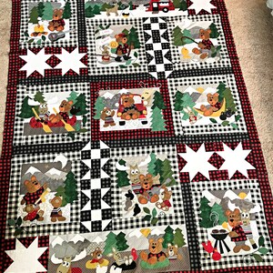 Bear, Bearadise Quilt Pattern, Quilt Block Pattern, PDF Pattern ...