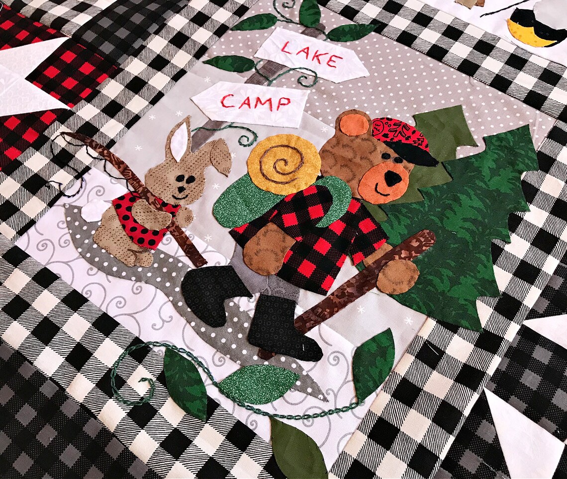 Bear Bearadise Quilt Pattern Quilt Block Pattern Paper - Etsy