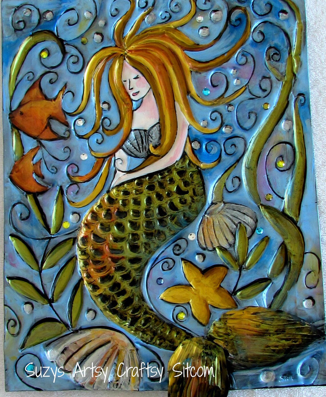 Mermaid Pdf Pattern Pattern Black and White Pattern Diy | Etsy