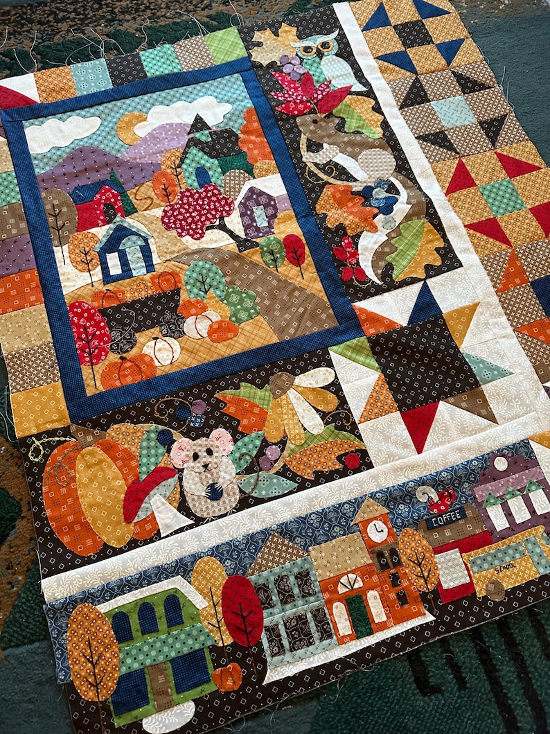 Seasons Blessings Quilt Pattern, Applique Scenes (PDF Pattern) - Etsy