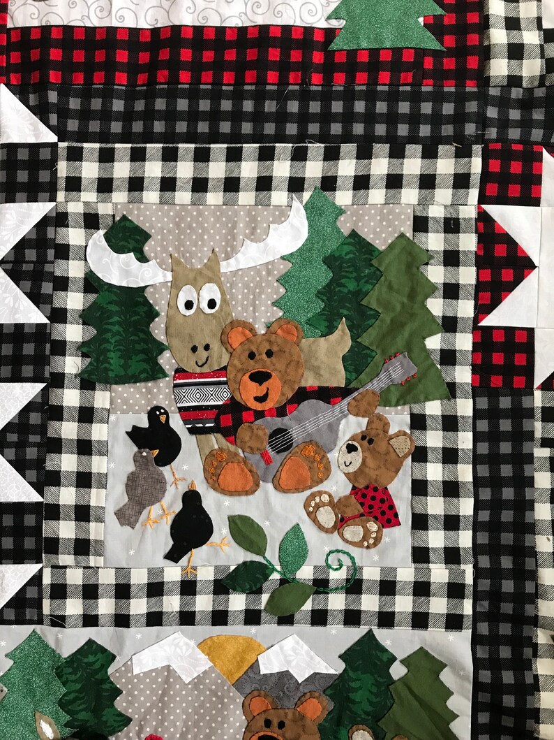 Bear, Bearadise Quilt Pattern, Quilt Block Pattern, PDF Pattern ...