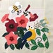 Tweet as Honey Quilt Block Pattern, Birds, Bees, Flowers (PDF Pattern ...