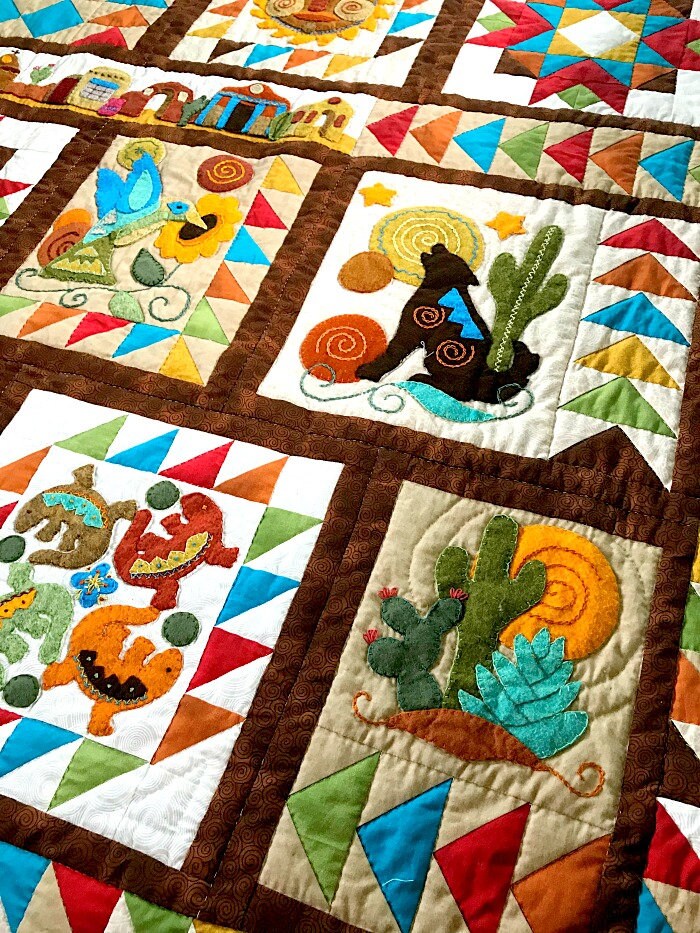 Digital Quilt Pattern, Quilt, Quilting, Sonoran Trail, Southwest ...