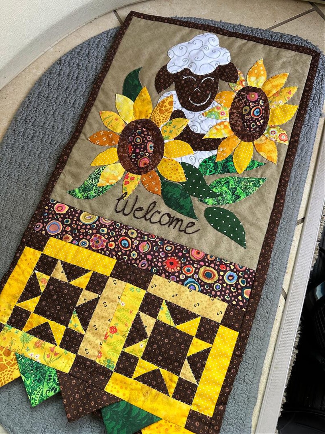 Suzys Banner Series, Sunflowers and Sunshine, Quilt Pattern, Pattern ...