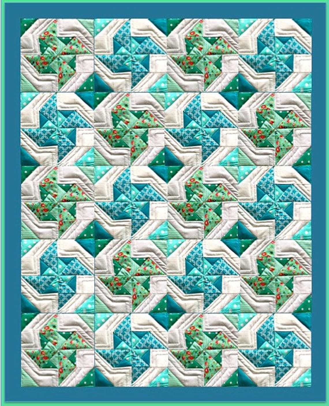 Island Breezes Quilt Pattern, Pinwheel Design (PDF Pattern) - Etsy