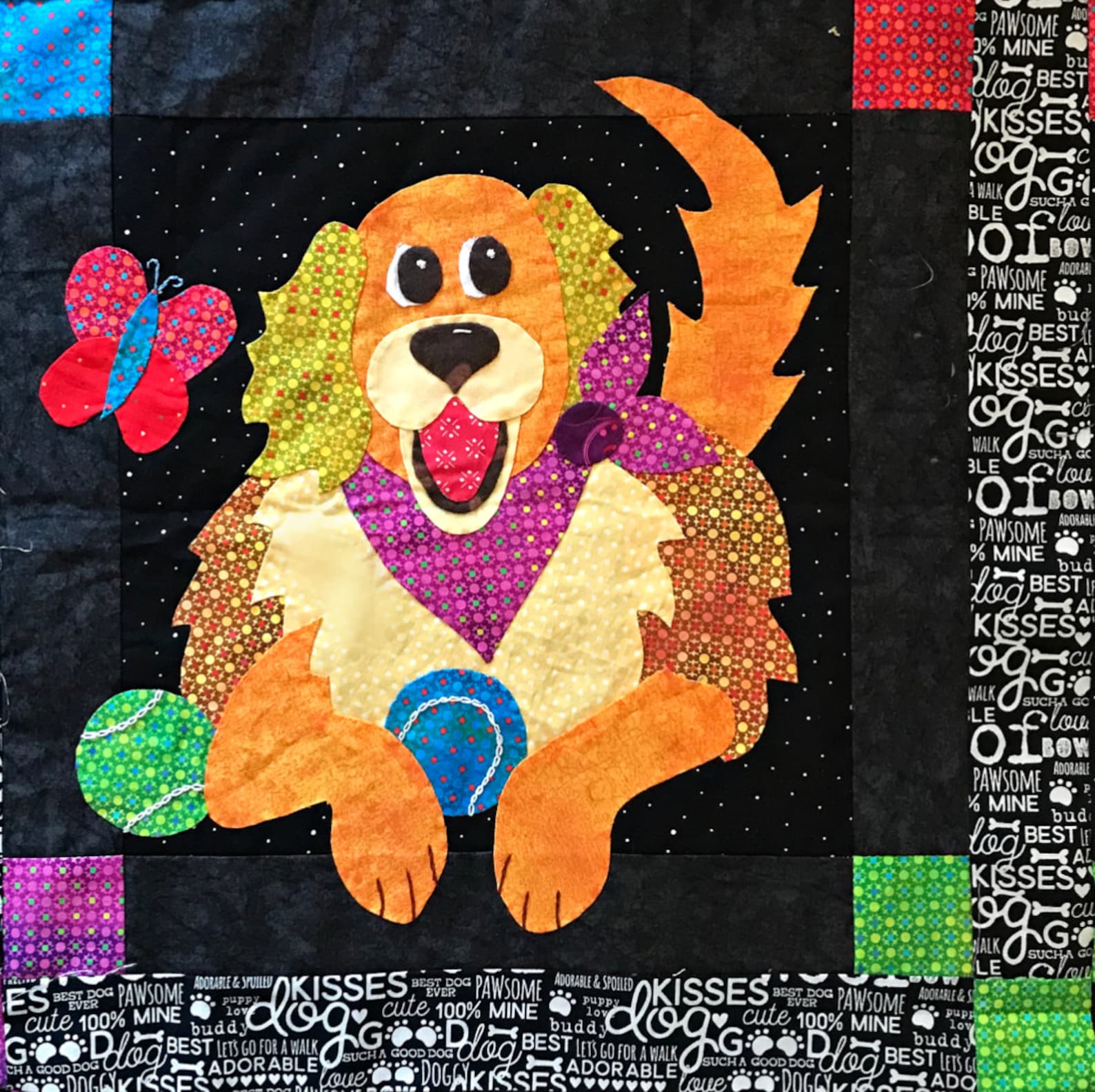 Dog, Happy Tails Quilt Pattern, Quilt Pattern, PDF Pattern, Digital ...