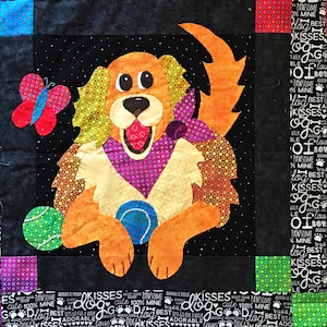 Dog, Happy Tails Quilt Pattern, Quilt Pattern, PDF Pattern, Digital ...