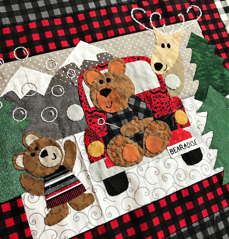 Bear Bearadise Quilt Pattern Quilt Block Pattern PDF - Etsy