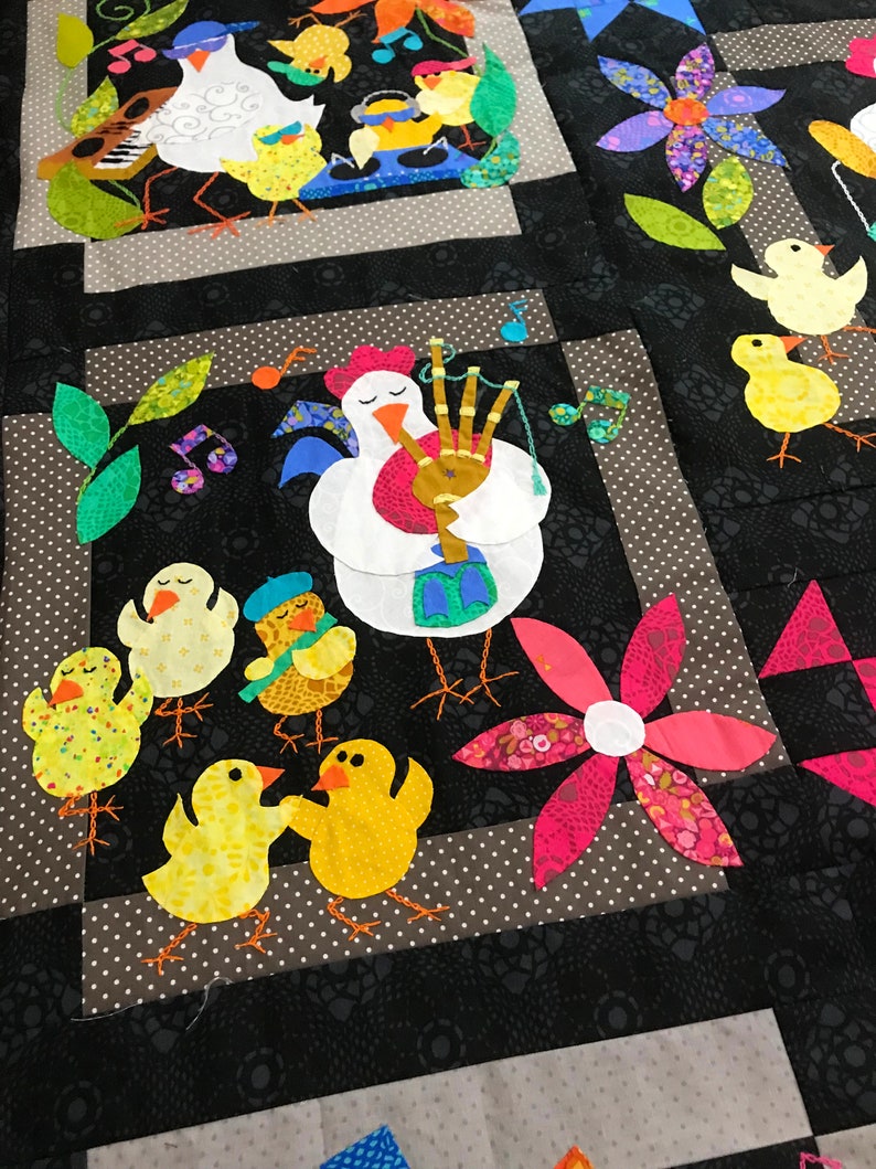 Barnyard Boogie Full Pattern Quilt Block Pattern PDF - Etsy