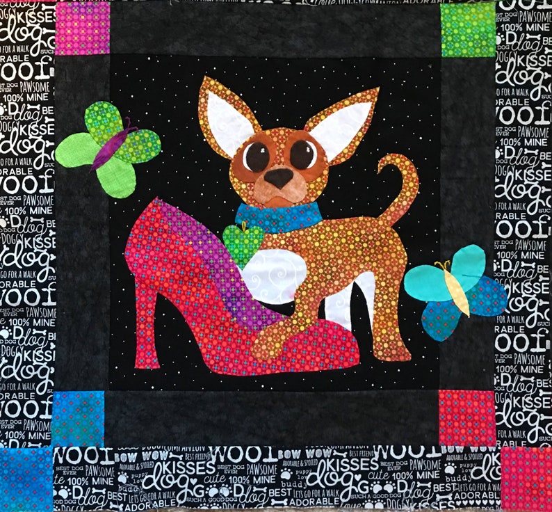 Dog, Happy Tails Quilt Pattern, Quilt Pattern, PDF Pattern, Digital ...