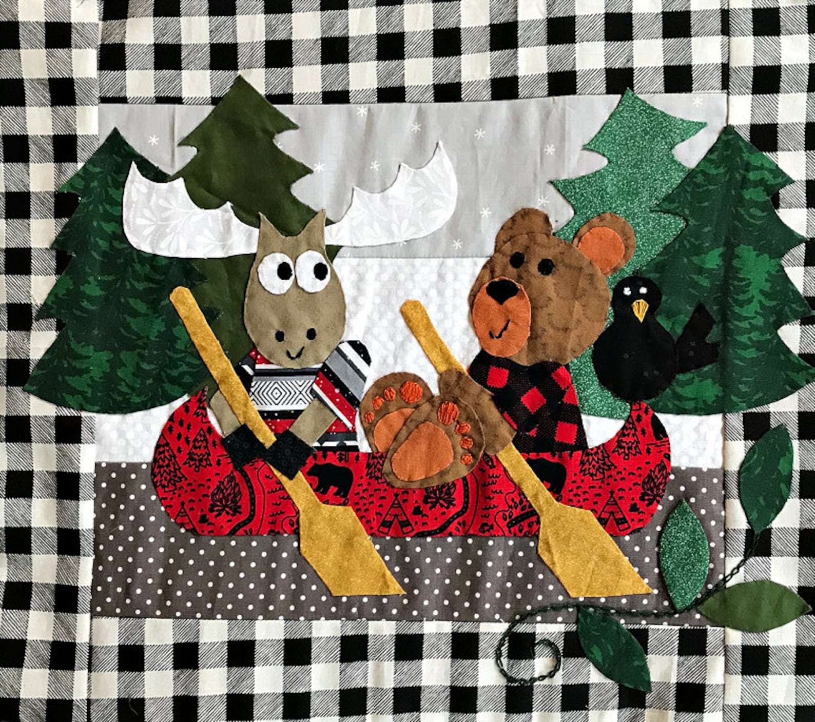 Bear, Bearadise Quilt Pattern, Quilt Block Pattern, Paper Pattern ...