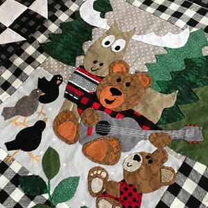 Bear, Bearadise Quilt Pattern, Quilt Block Pattern, PDF Pattern ...