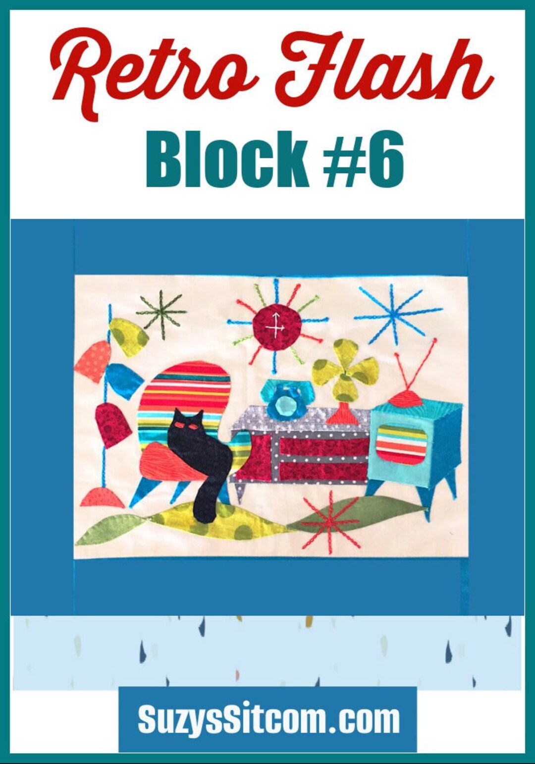 Retro Flash, Quilt Pattern, Pattern, Digital Pattern, Dance, Retro, 50s ...