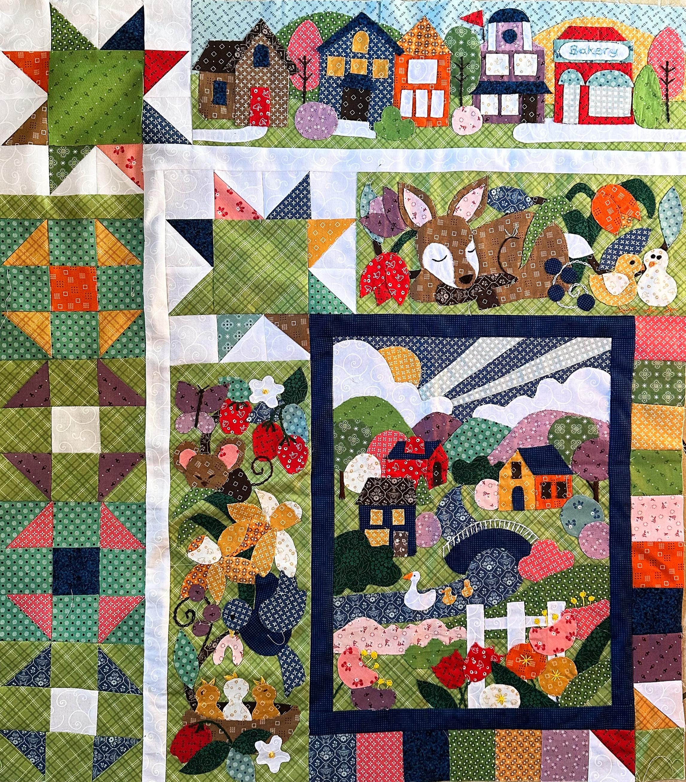 Seasons Blessings Quilt Pattern, Applique Scenes (PDF Pattern) - Etsy ...