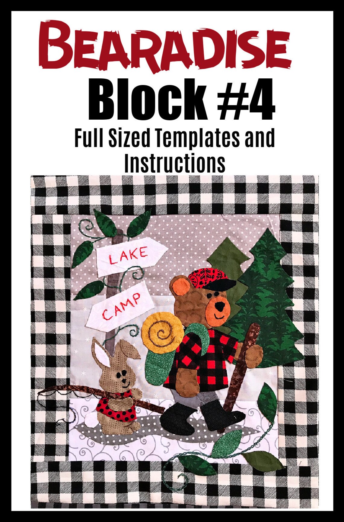 Bear Bearadise Quilt Pattern Quilt Block Pattern PDF - Etsy