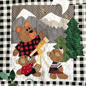 Bear, Bearadise Quilt Pattern, Quilt Block Pattern, PDF Pattern ...