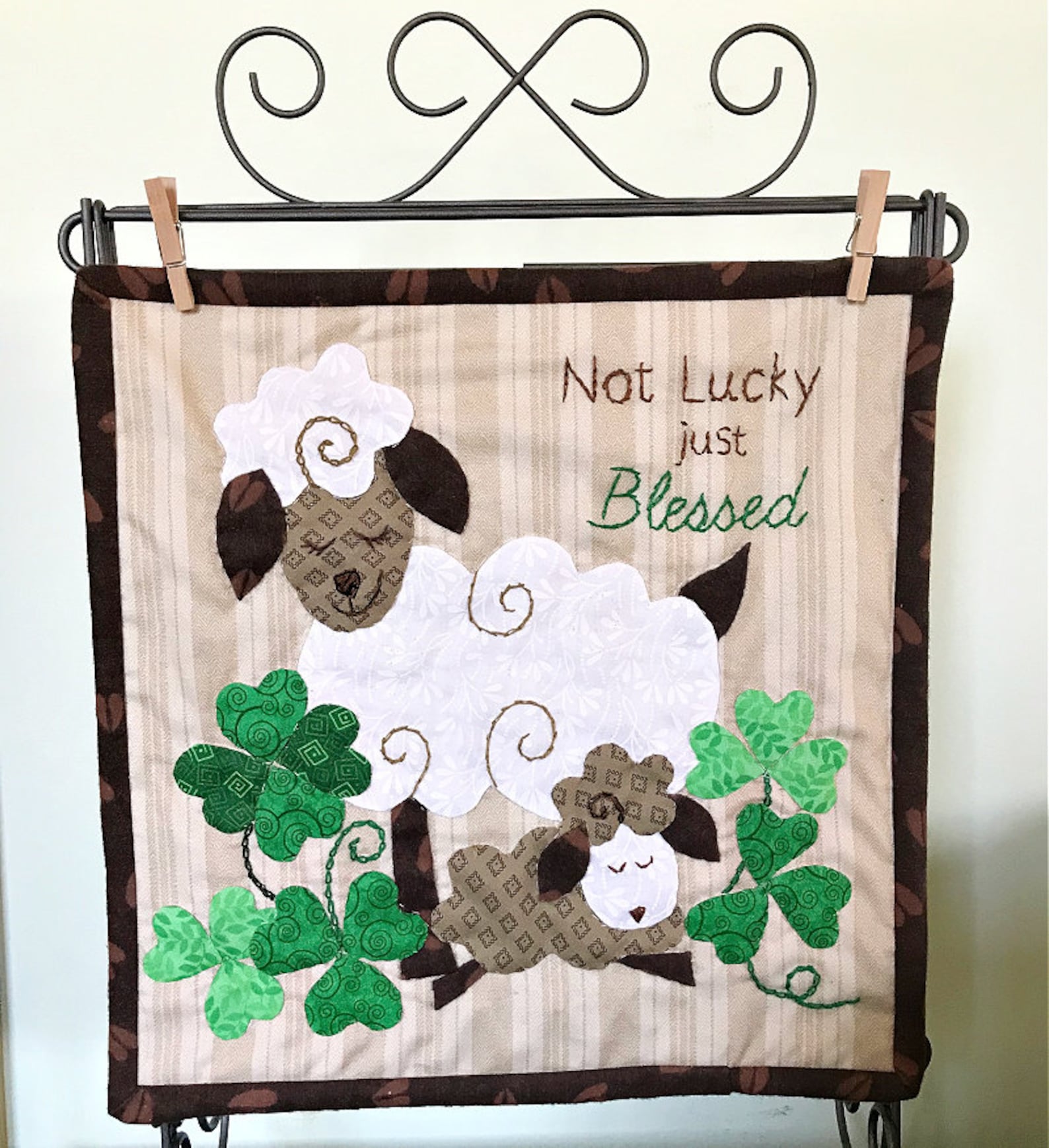 Table Runner Pattern Sheep Not Lucky Clover Quilt Pattern | Etsy