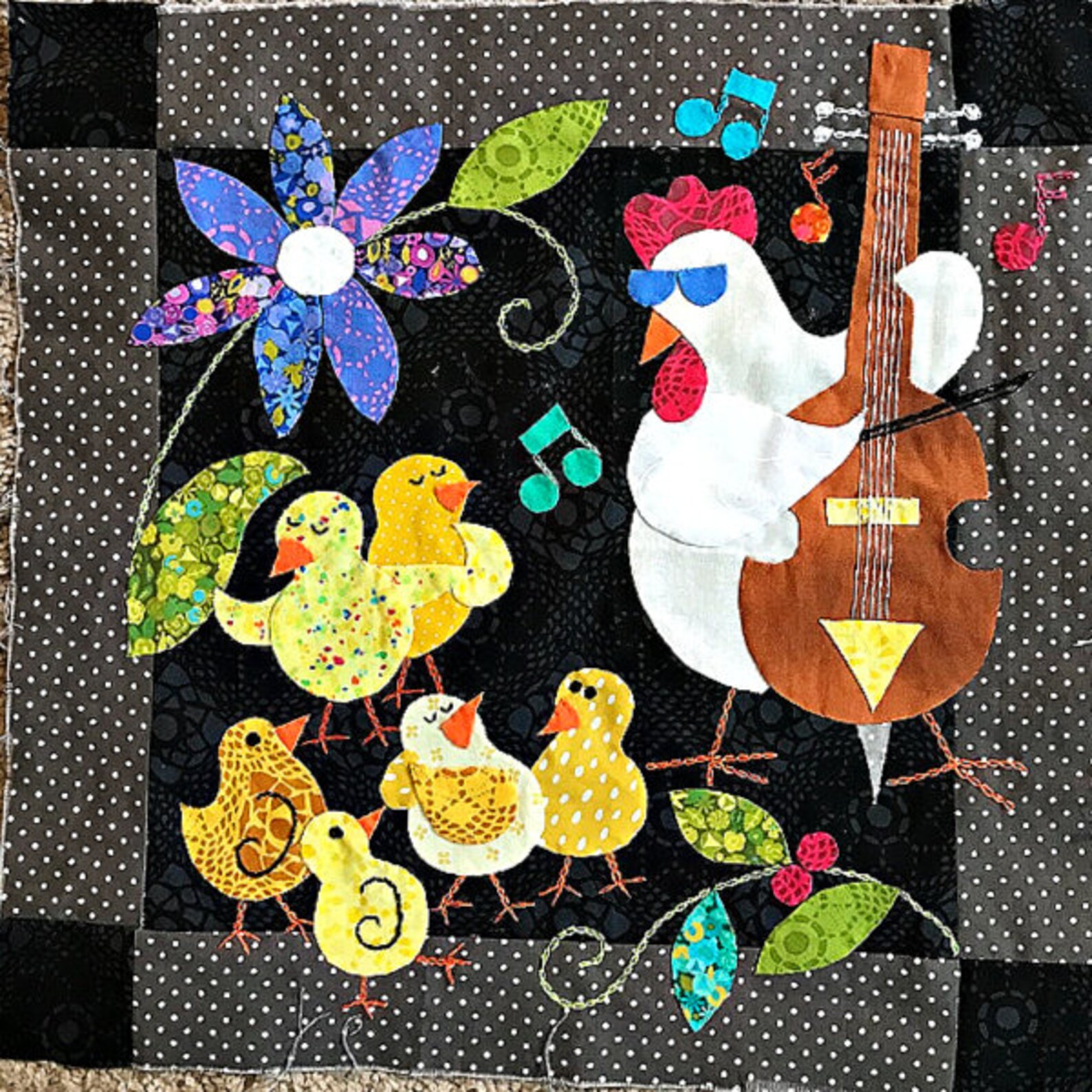 Barnyard Boogie Quilt Pattern, Applique Blocks (paper Pattern) - Etsy