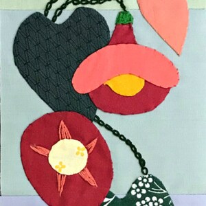 Tweet as Honey Quilt Block Pattern, Applique Birds Bees Flowers (PDF ...