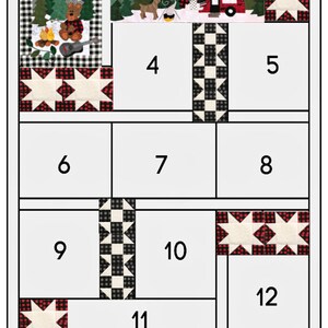 Bear, Bearadise Quilt Pattern, Quilt Block Pattern, PDF Pattern ...