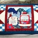 Bench Pillow Cover Patterns, Applique Quilt Block, Full Set (digital ...