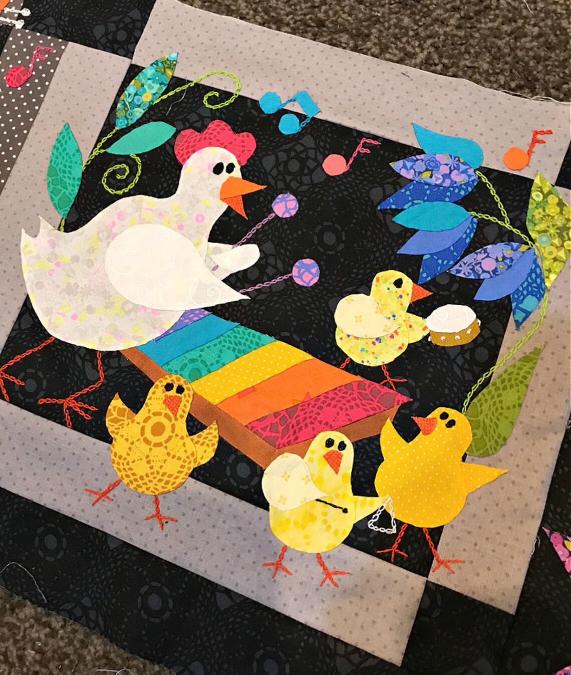 Barnyard Boogie Pattern Quilt Block Pattern PDF Pattern - Etsy