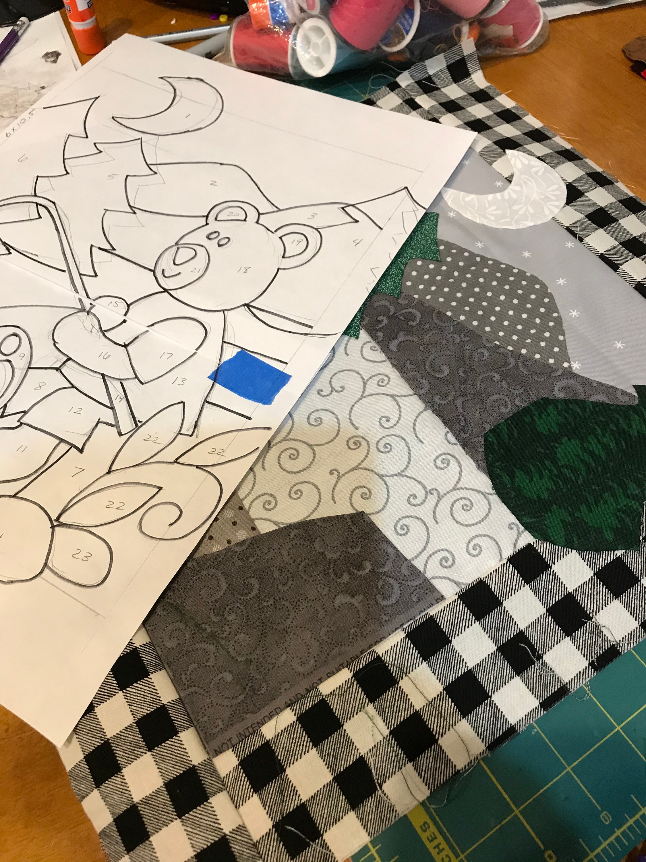 Bear Bearadise Quilt Pattern Quilt Block Pattern PDF - Etsy