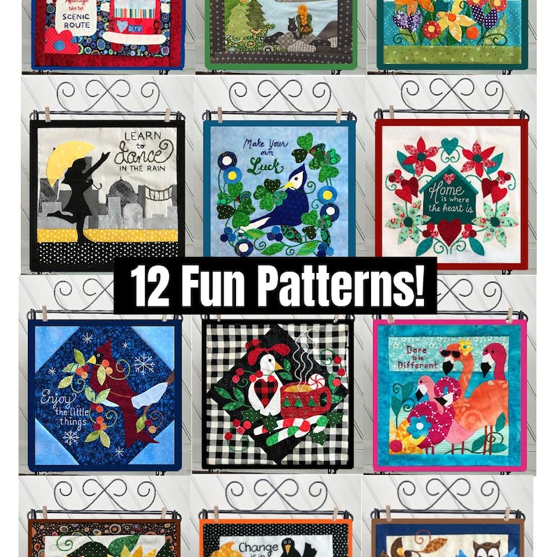 Monthly Wall Hanging Quilts - Etsy UK