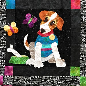 Dog, Happy Tails Quilt Pattern, Quilt Pattern, PDF Pattern, Digital ...