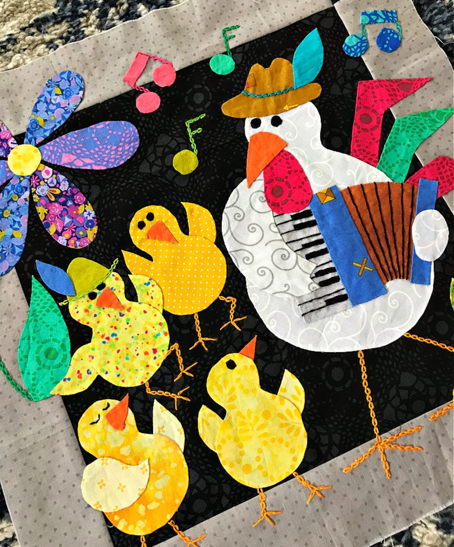 Barnyard Boogie Pattern, Quilt Block Pattern, PDF Pattern, Digital ...