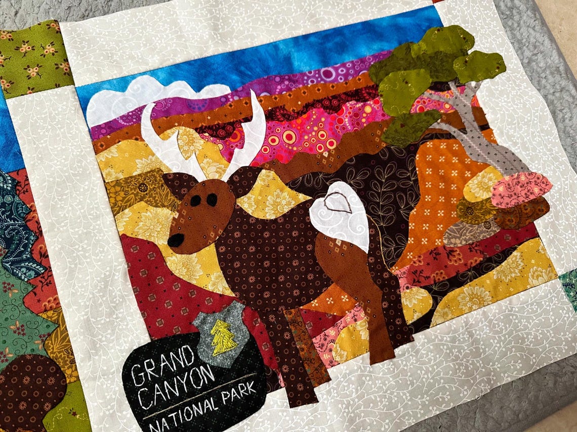 National Treasures Block 2, Grand Canyon, Sew Along, Quilt Pattern ...