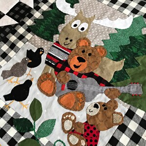 Bear, Bearadise Quilt Pattern, Quilt Block Pattern, PDF Pattern ...