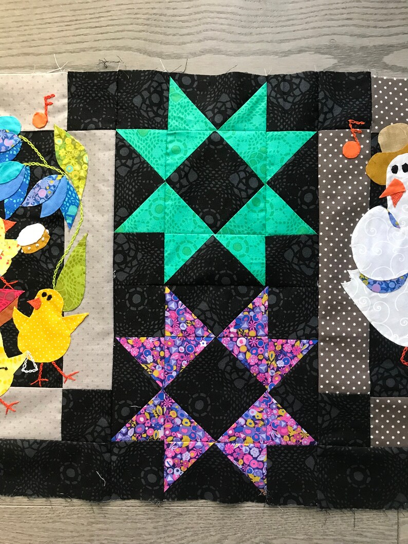 Barnyard Boogie Pattern Quilt Block Pattern PDF Pattern | Etsy